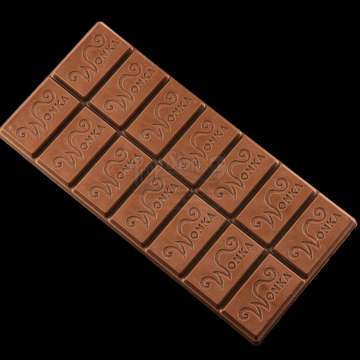3D Printable Wonka chocolate bar by Carl Östlund