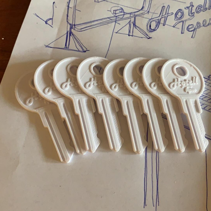 3D Printable Key by Carl Östlund
