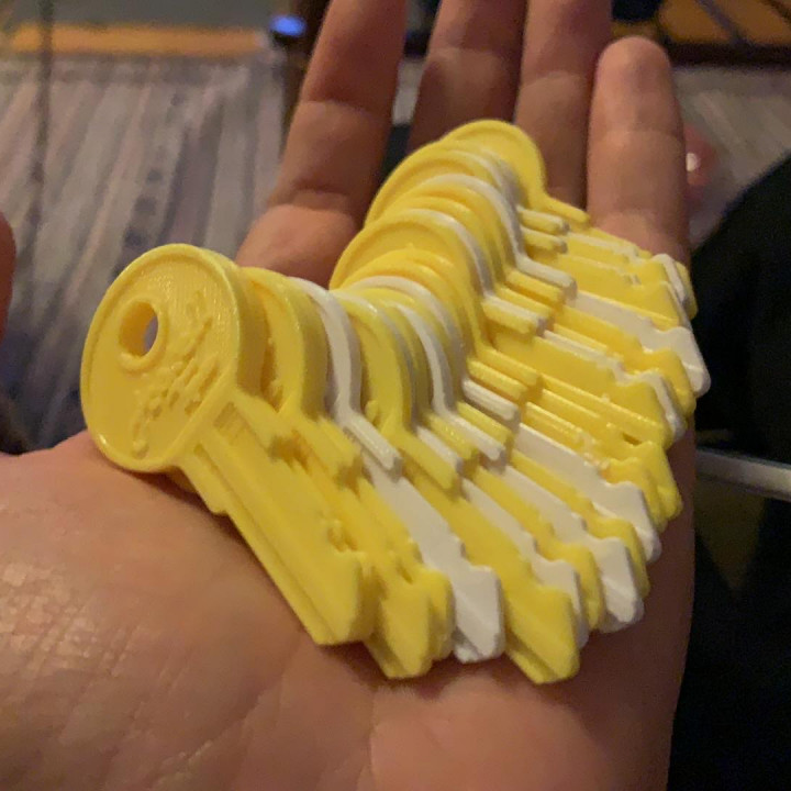 3D Printable Key by Carl Östlund