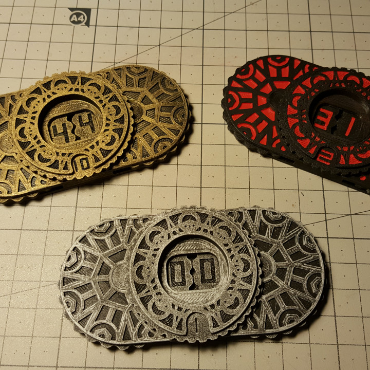 3D Printable Munchkin Counter by Andrzej Gośliński