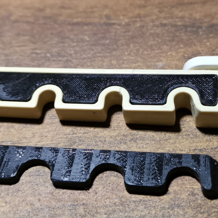 3D Printable 4 positions window stop repair inserts. by Alexandr