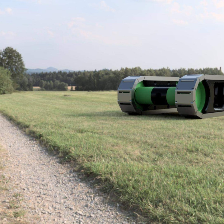 3D Printable RC FPV tank rover by Brian Brocken