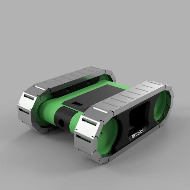 3D Printable RC FPV tank rover by Brian Brocken