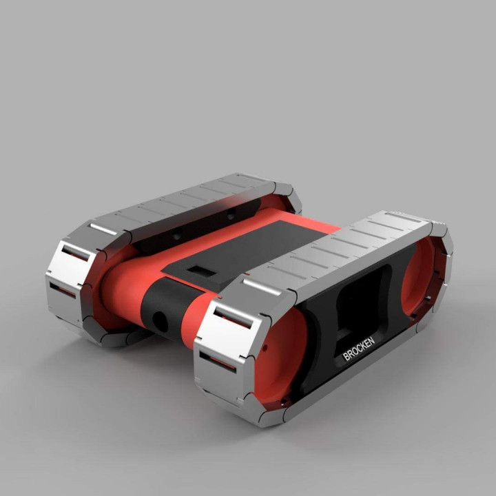 3D Printable RC FPV tank rover by Brian Brocken