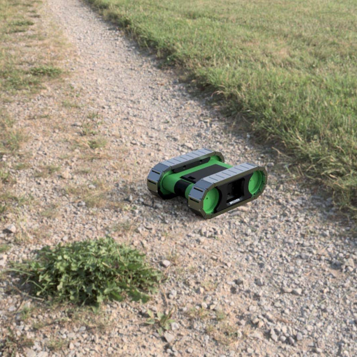 3D Printable RC FPV tank rover by Brian Brocken