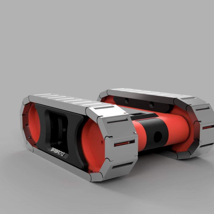 3D Printable RC FPV tank rover by Brian Brocken