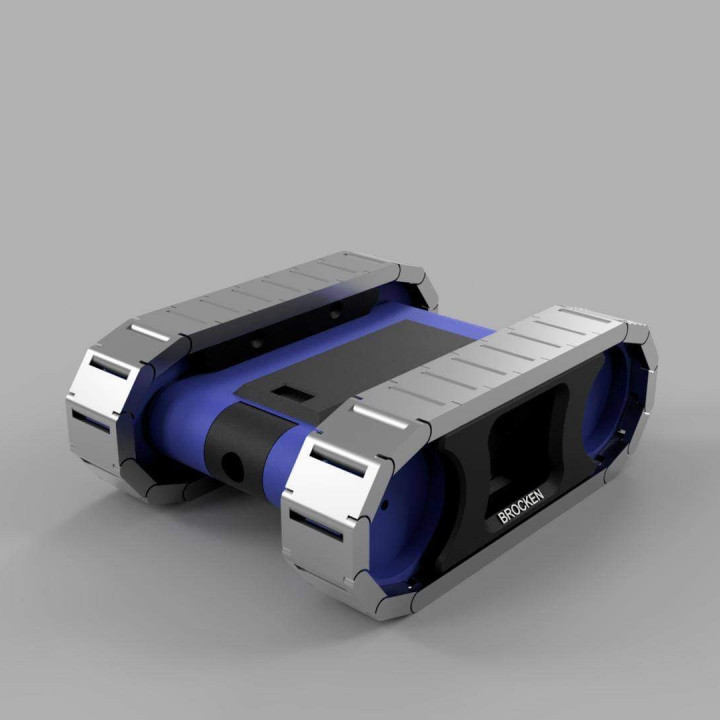 3D Printable RC FPV tank rover by Brian Brocken