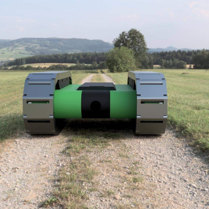 3D Printable RC FPV tank rover by Brian Brocken