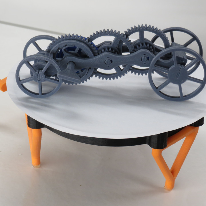 3D Printable Fully 3D-printable turntable by Brian Brocken