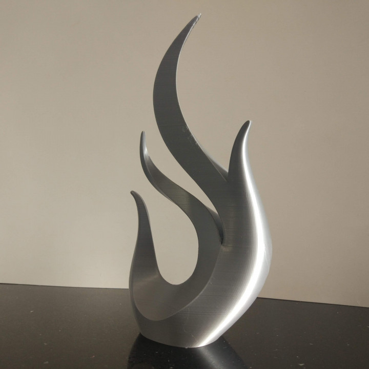 3D Printable decorative flames by Ignacio Sastre