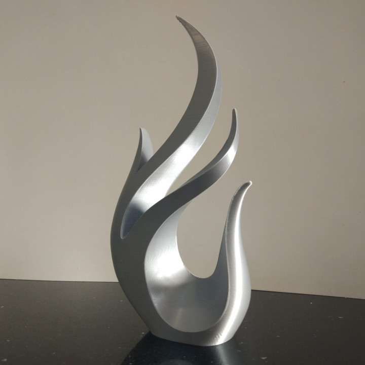 3D Printable decorative flames by Ignacio Sastre