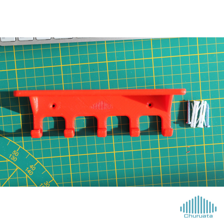 3D Printable Keys Holder by churuata3D