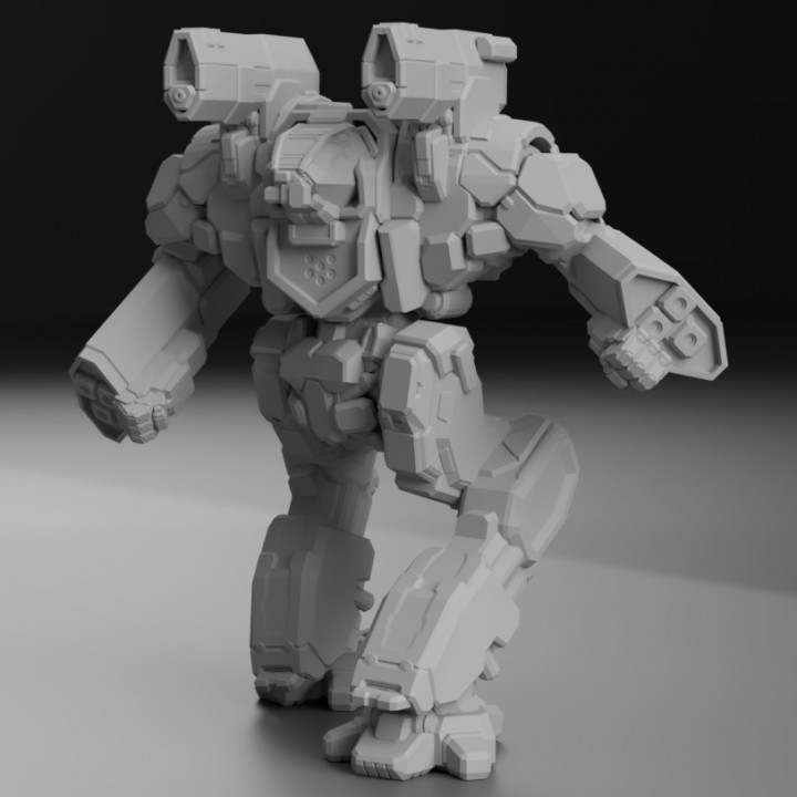 3D Printable BAS-Prime Blood Asp for Battletech by Matt Mason