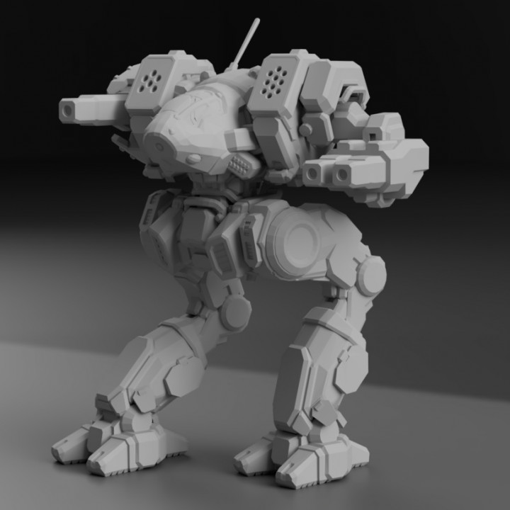 3D Printable BKL-Prime Black Lanner for Battletech by Matt Mason