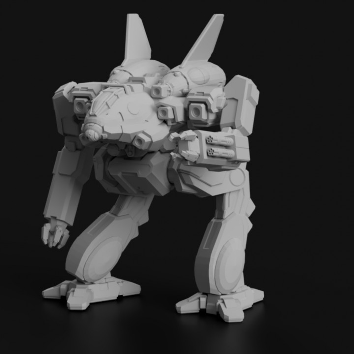 3D Printable BKP-Prime Black Python for Battletech by Matt Mason