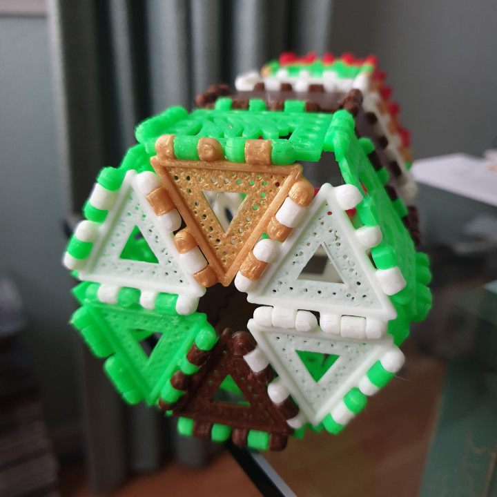 3D Printable Polypanel - Spinner Base by Tuan Le