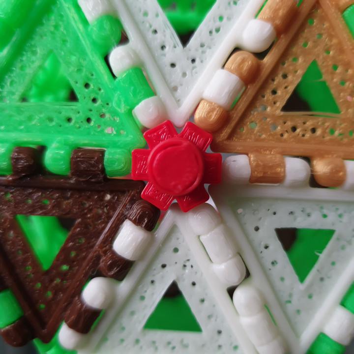 3D Printable Polypanel - Spinner Base by Tuan Le