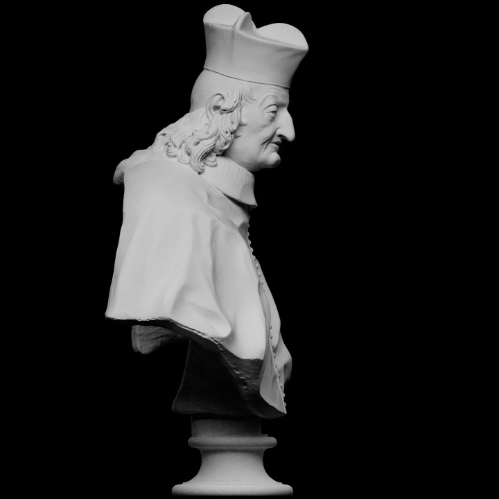 3D Printable Portrait of a Cardinal by SMK - Statens Museum for Kunst