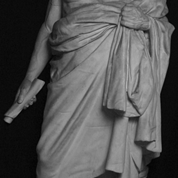 3D Printable Statue of an unknown Cynic philosopher, Menippus of Gadara ...