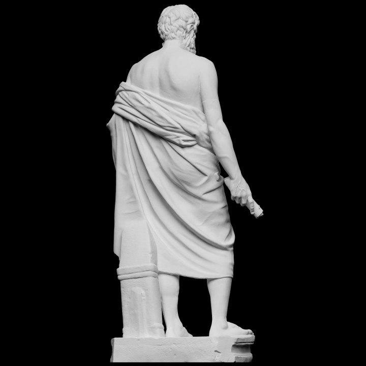 3D Printable Statue of an unknown Cynic philosopher, Menippus of Gadara ...