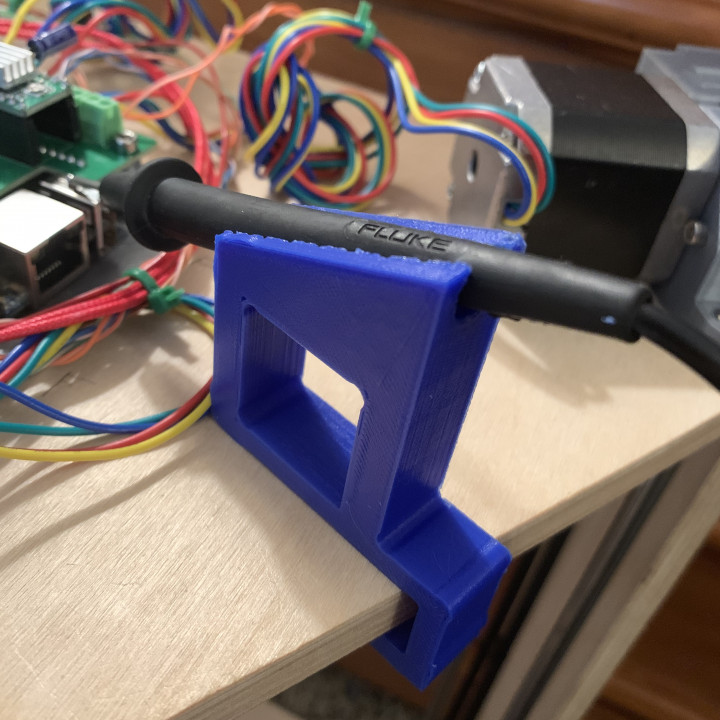 3D Printable Athena 2 Multimeter Negative Probe Holder by Fred