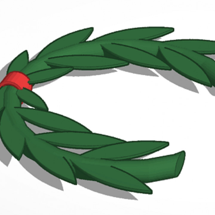 3D Printable Laurel Wreath (Caesars wreath) by wowweeee