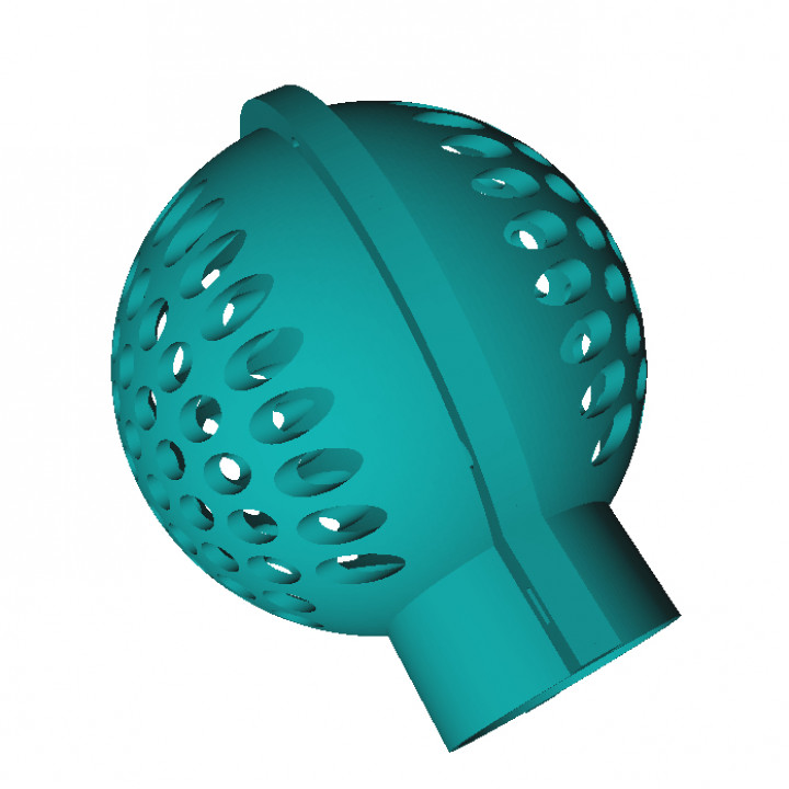 3D Printable 50mm filter ball by Marius