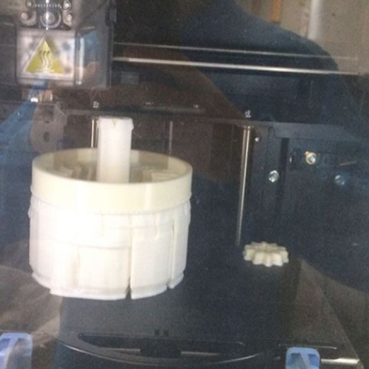 3D Printable Water Turbine by Brandon Frise