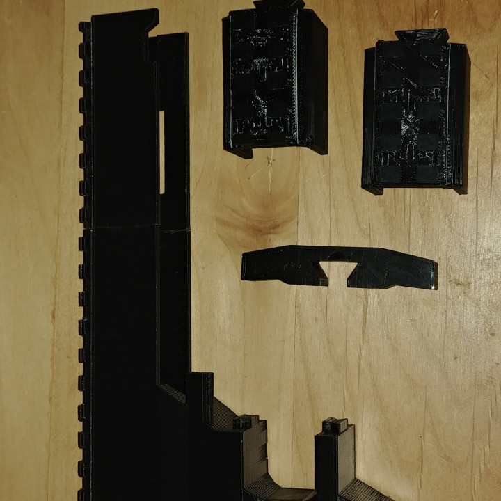 3D Printable Rail Cover For Airsoft PDW 17/18 by Eric