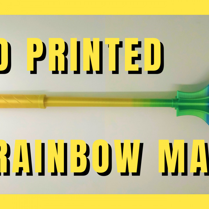 3D Printable Mace by medyk3D