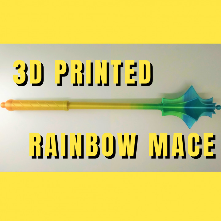 3D Printable Mace by medyk3D