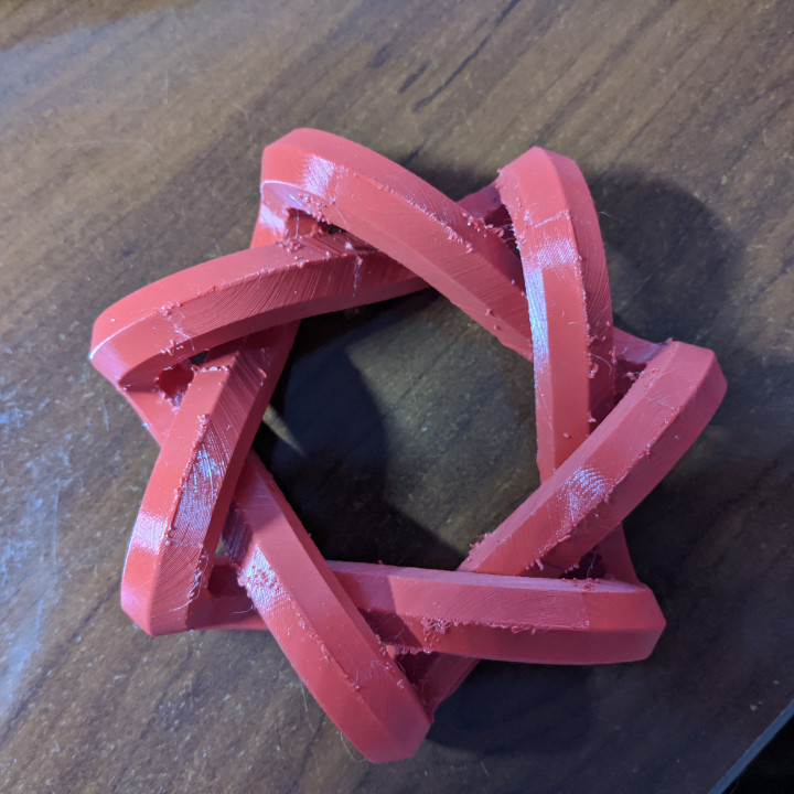 3D Printable Heptagonal Heptagram by Adam Reed