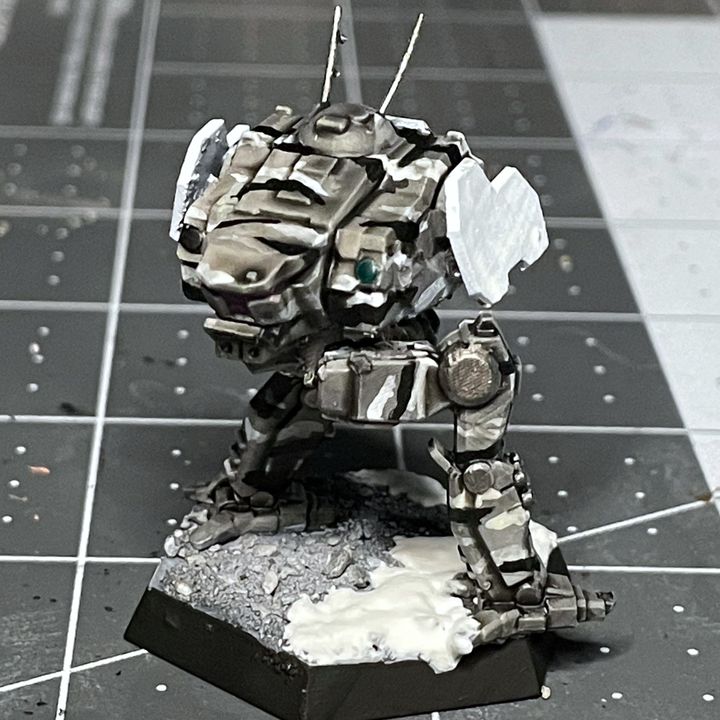 3D Print of CDA-1A Cicada for Battletech by andrewvercnocke