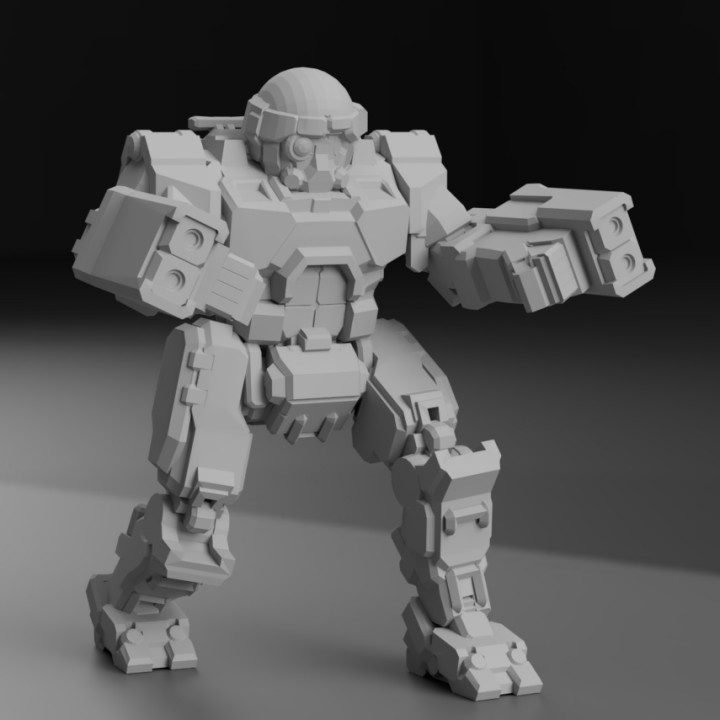 3D Printable COM-TDK Commando "The Death's Knell" for Battletech by ...