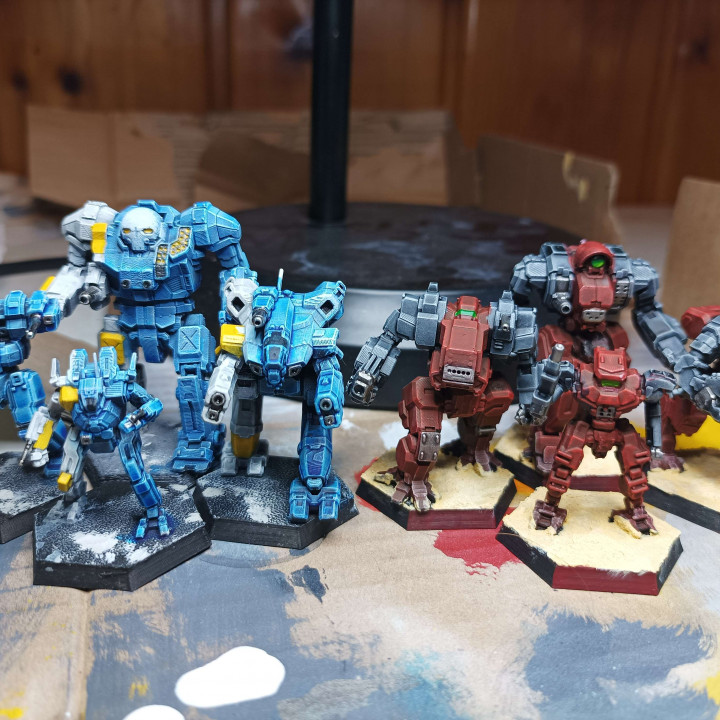 3D Print of CP-10-Z Cyclops for Battletech by PureBlind