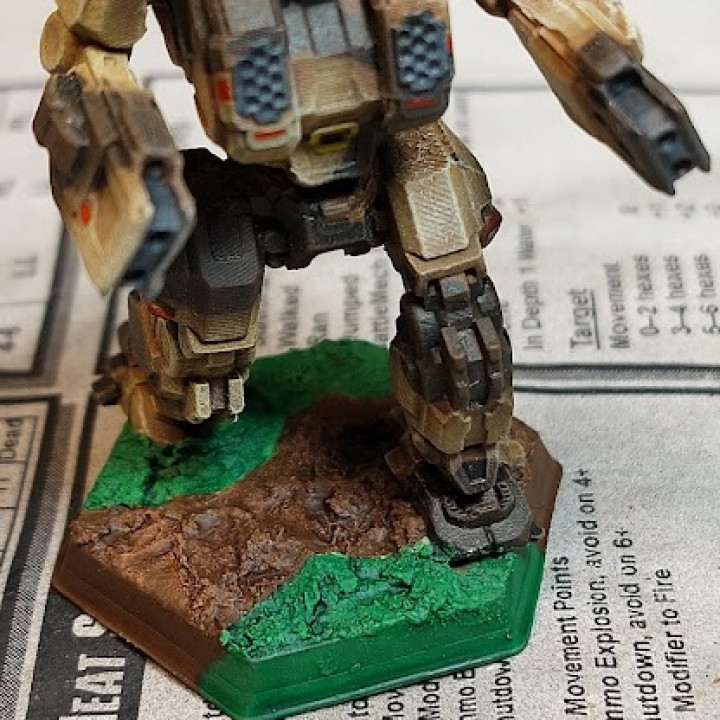 3D Print of DV-6M Dervish for Battletech by mdmnmdllr