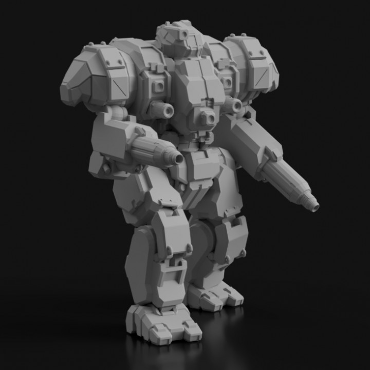 3D Printable DVS-1D Devastator for Battletech by Matt Mason