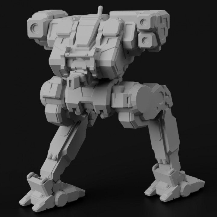 3D Printable FLE-4 Flea for Battletech by Matt Mason