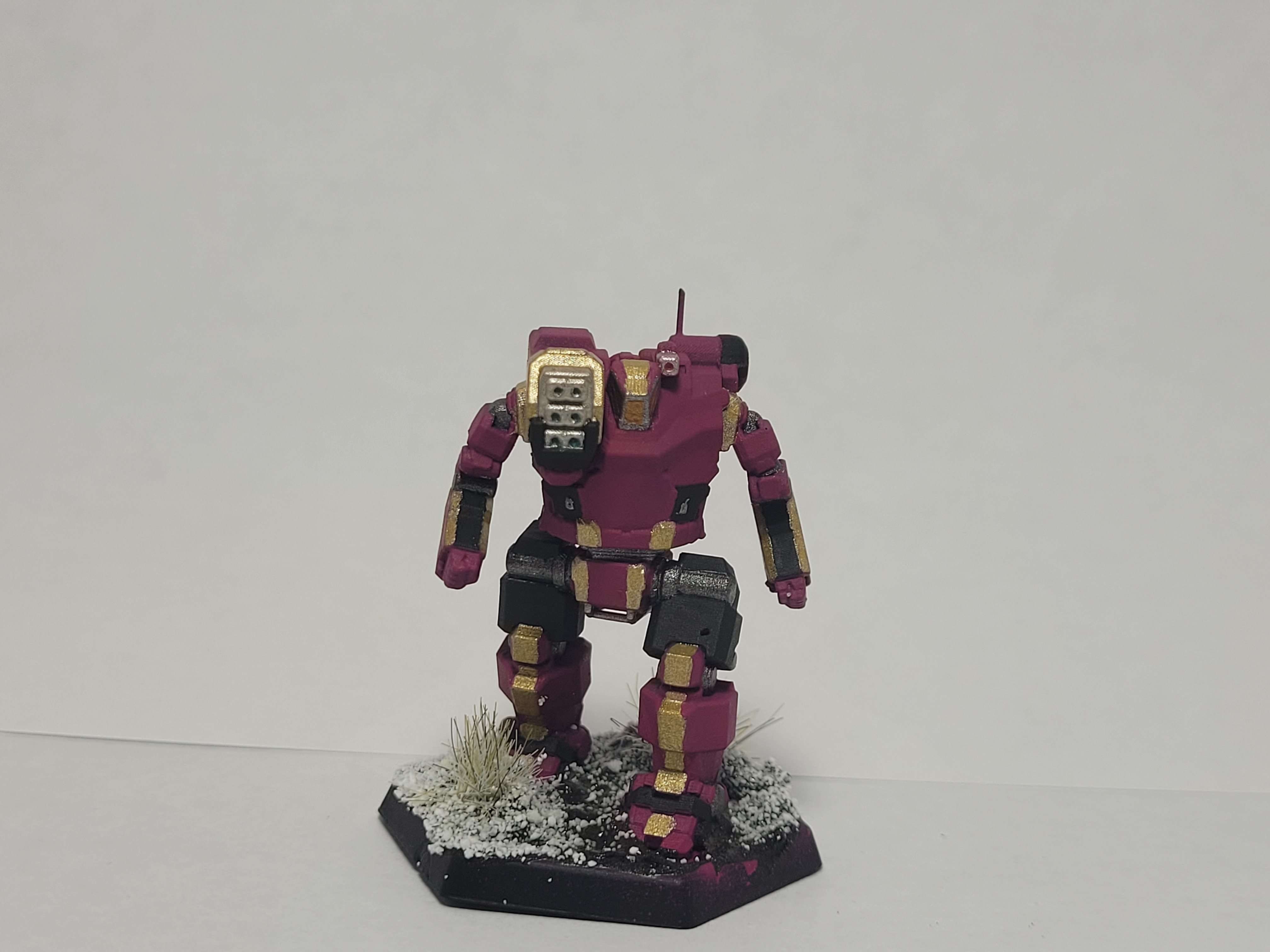 3D Printable HBK-4P Hunchback for Battletech by Matt Mason