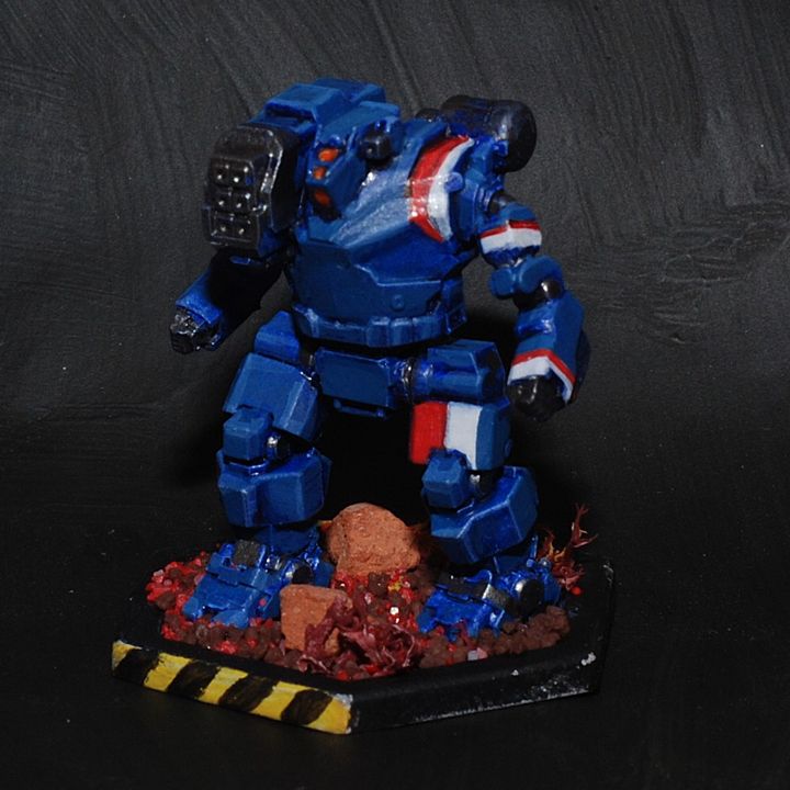 3D Print of HBK-4P Hunchback for Battletech by lucalobasso