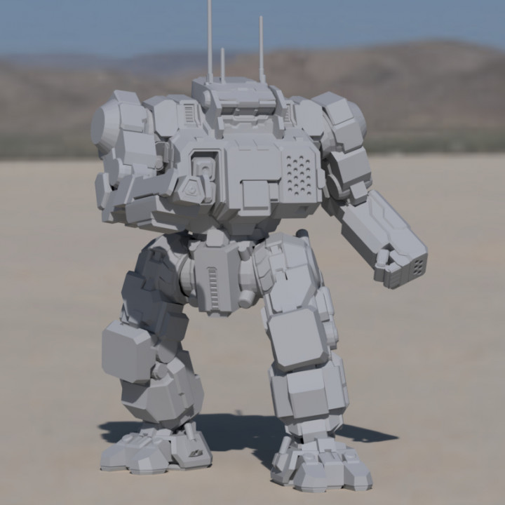 3D Printable HGN-732 Highlander for Battletech by Matt Mason