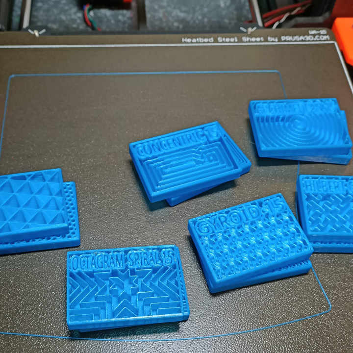 3D Printable Infill Samples by Cathy O'Malley