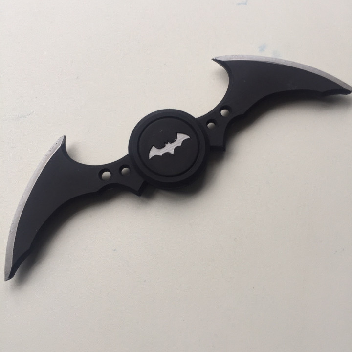 3D Printable Batarang (Arkham Knight version) by Adam Barnsley