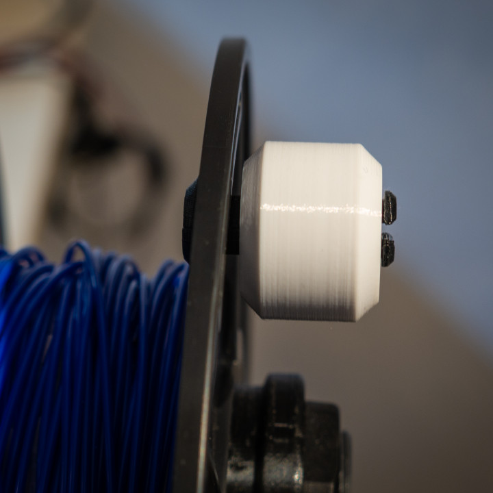 3D Printable Filament Spool Winding Handle by moXDesign