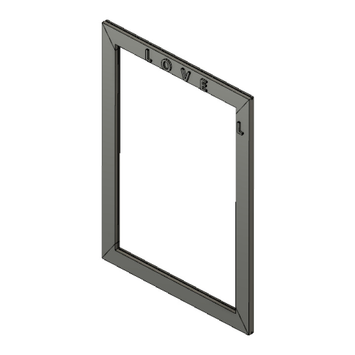 3D Printable picture frame by Suraj N Gagnani