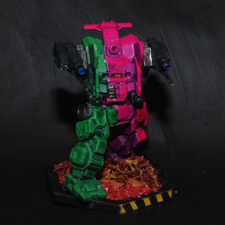 3D Print of JM6-DB Jagermech "Firebrand" for Battletech by lucalobasso