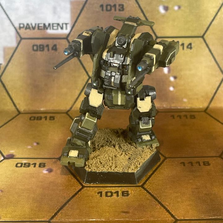 3D Print of JM6-DB Jagermech "Firebrand" for Battletech by ...
