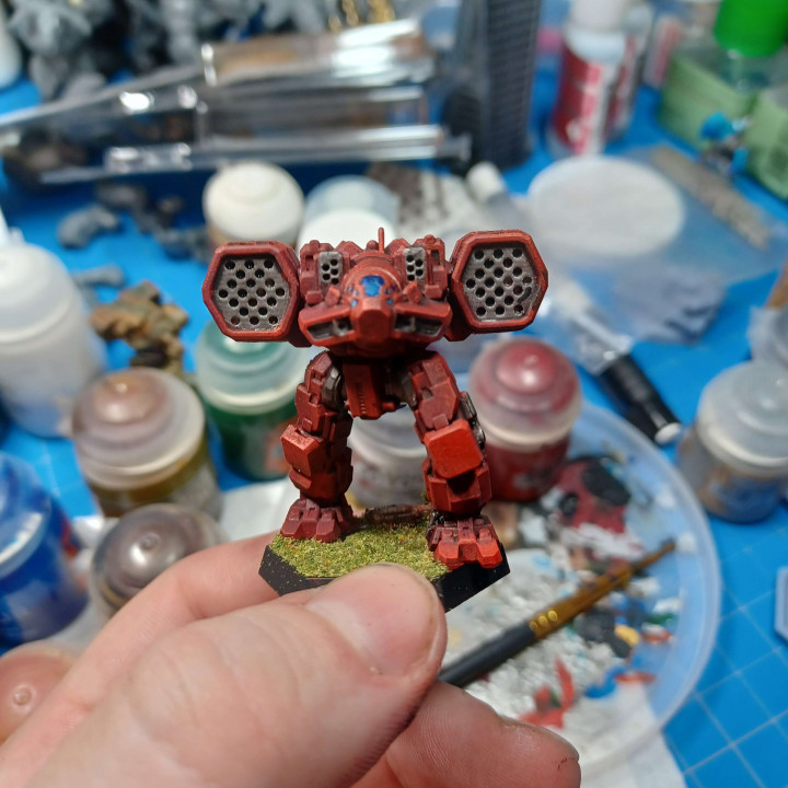 3D Print of LGB-7Q Longbow for Battletech by Sciurophobia