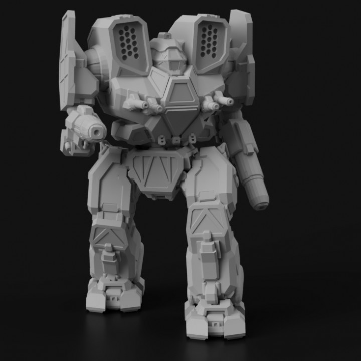 3D Printable MAL-1R-1 Mauler for Battletech by Matt Mason