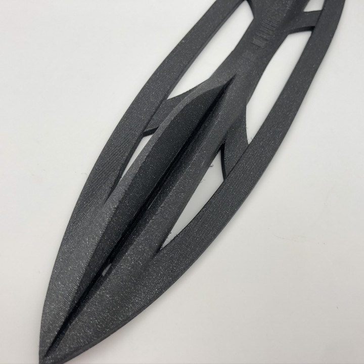 3D Printable Stylish Chef Knife Holder/Display by Ryan Khoo